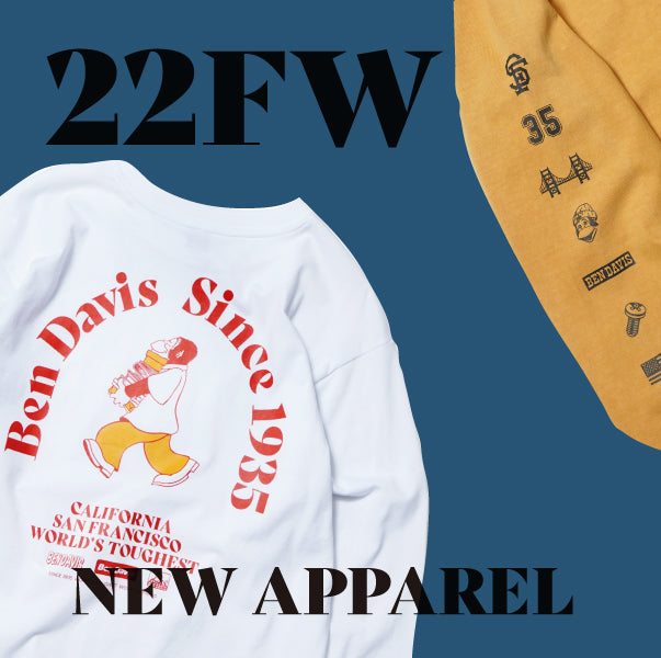 22FW NEW APPAREL入荷です！ – ベンデイビス公式通販サイト