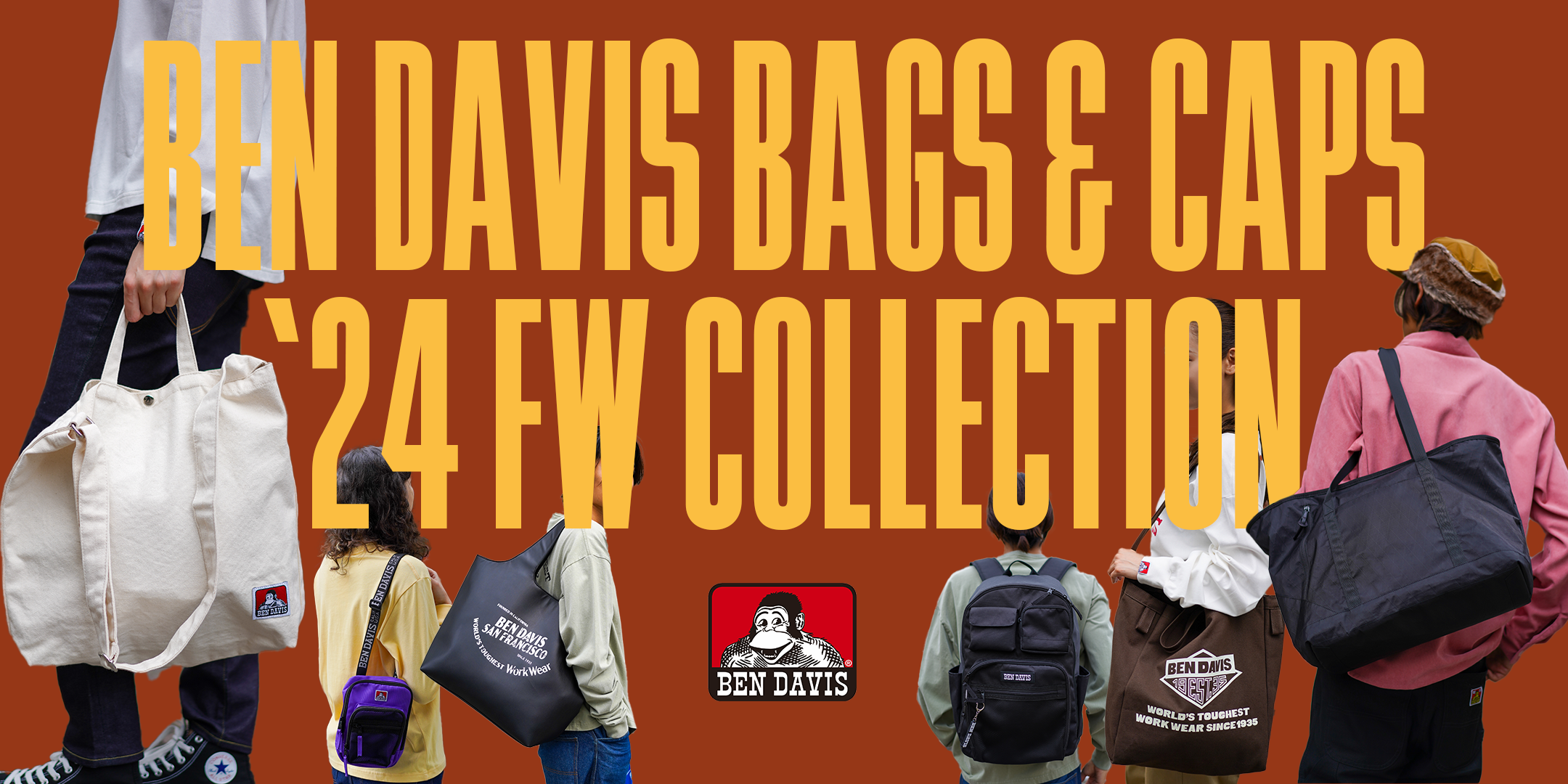 '24 FW BAGS&CAPS COLLECTION – ベンデイビス公式通販サイト